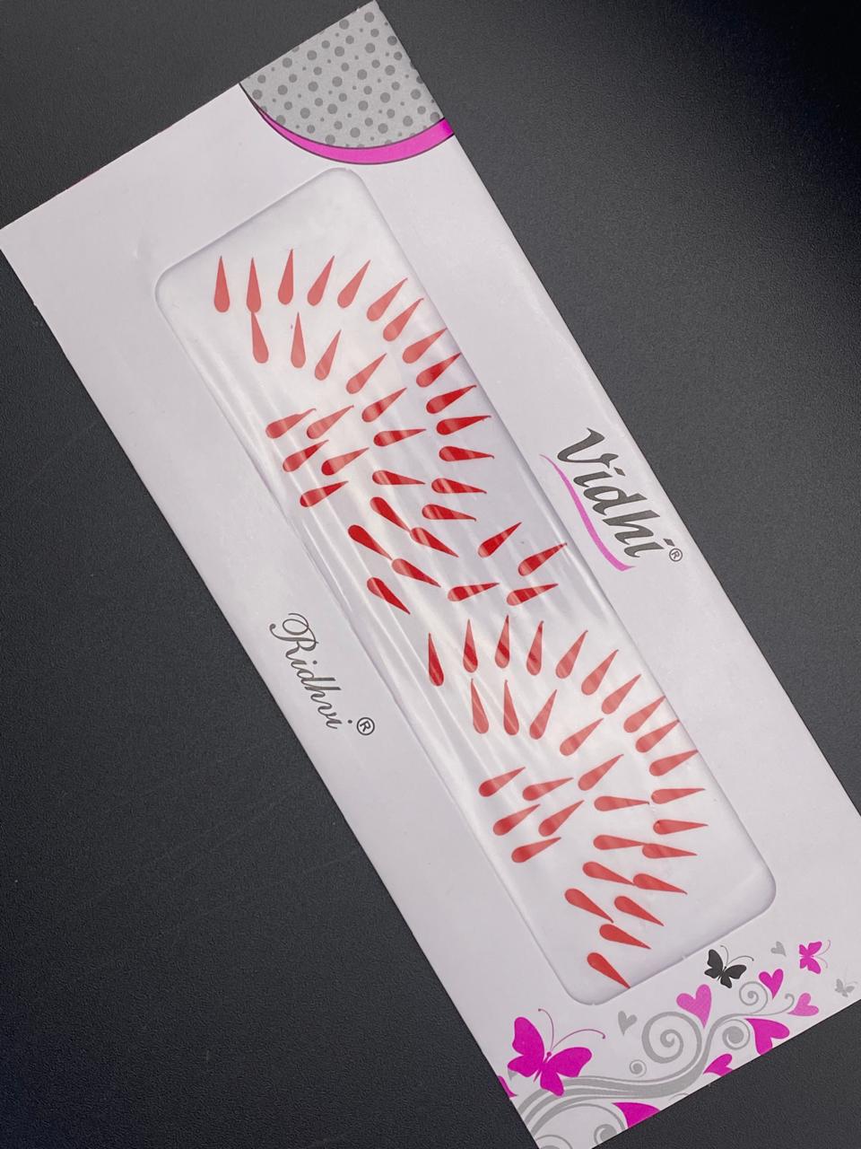 Vidhi Bindi Card - Red- VDR06 – Bindi Books KZN
