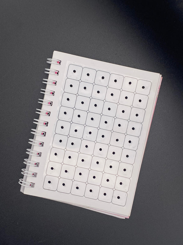 Vidhi Collection Black Bindi Book (540 dots) - 10 pages per book ...