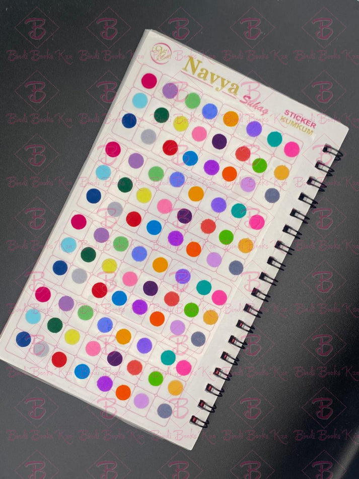 Pastel Mixed Shape Plain Bindi Book – Bindi Books KZN