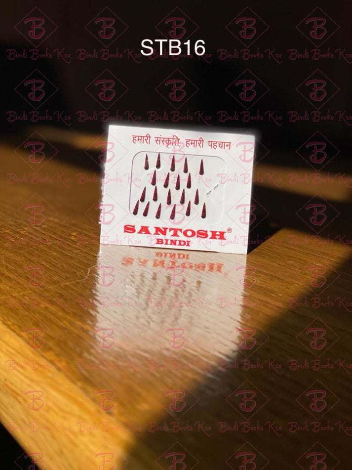 Maroon Long Thin Teardrop Bindi Cards MRC (Various Sizes) – Bindi Books KZN